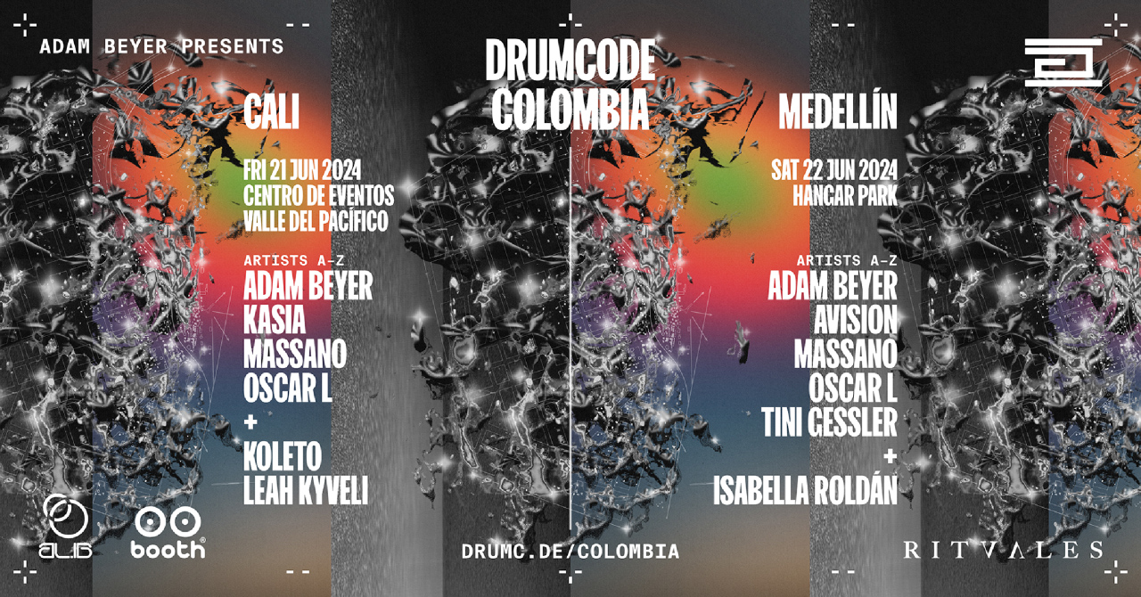 Drumcode: aterrizara este 2024 por primera vez a Cali y Medellín - DJM ...